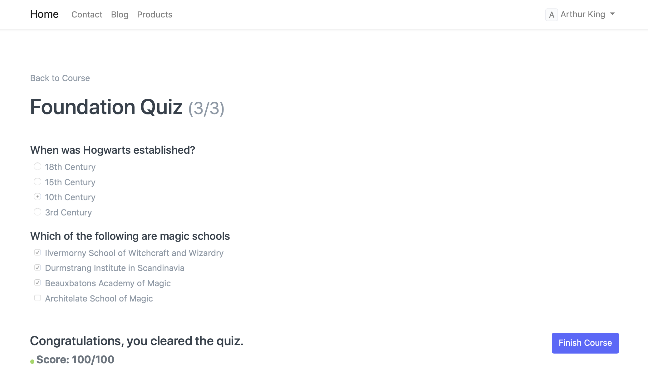 Navigating on the Portal